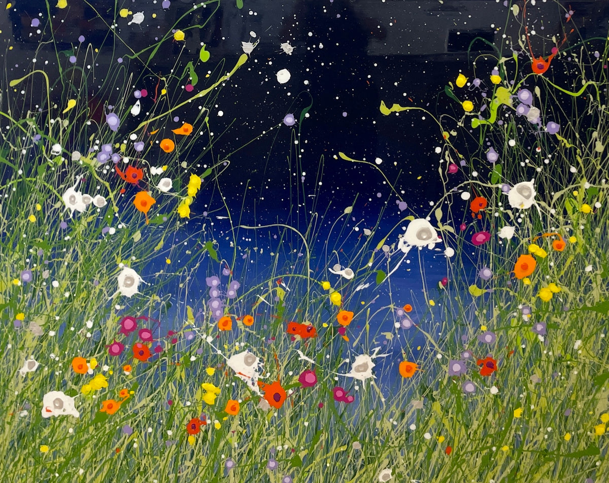 A Voice in the Night Garden 061422 | Oil & Acrylic Painting by Eric ...