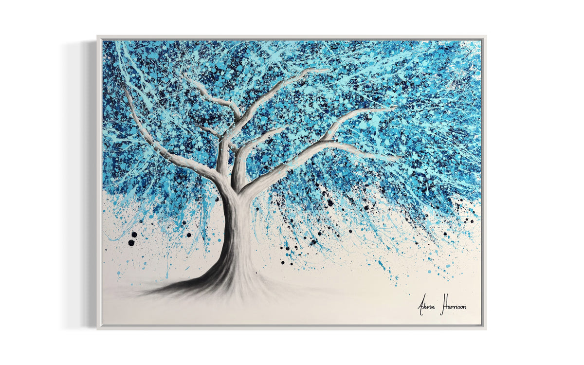 Blue Ocean Tree (original contemporary fine art painting) – Morton ...