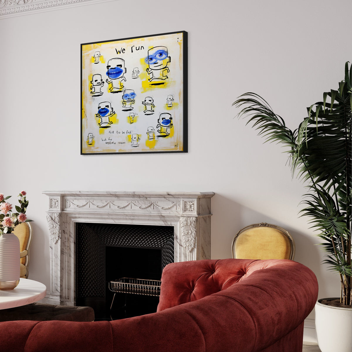 Flower Shop | Acrylic Painting by Jan-Hein Arens – Morton Contemporary