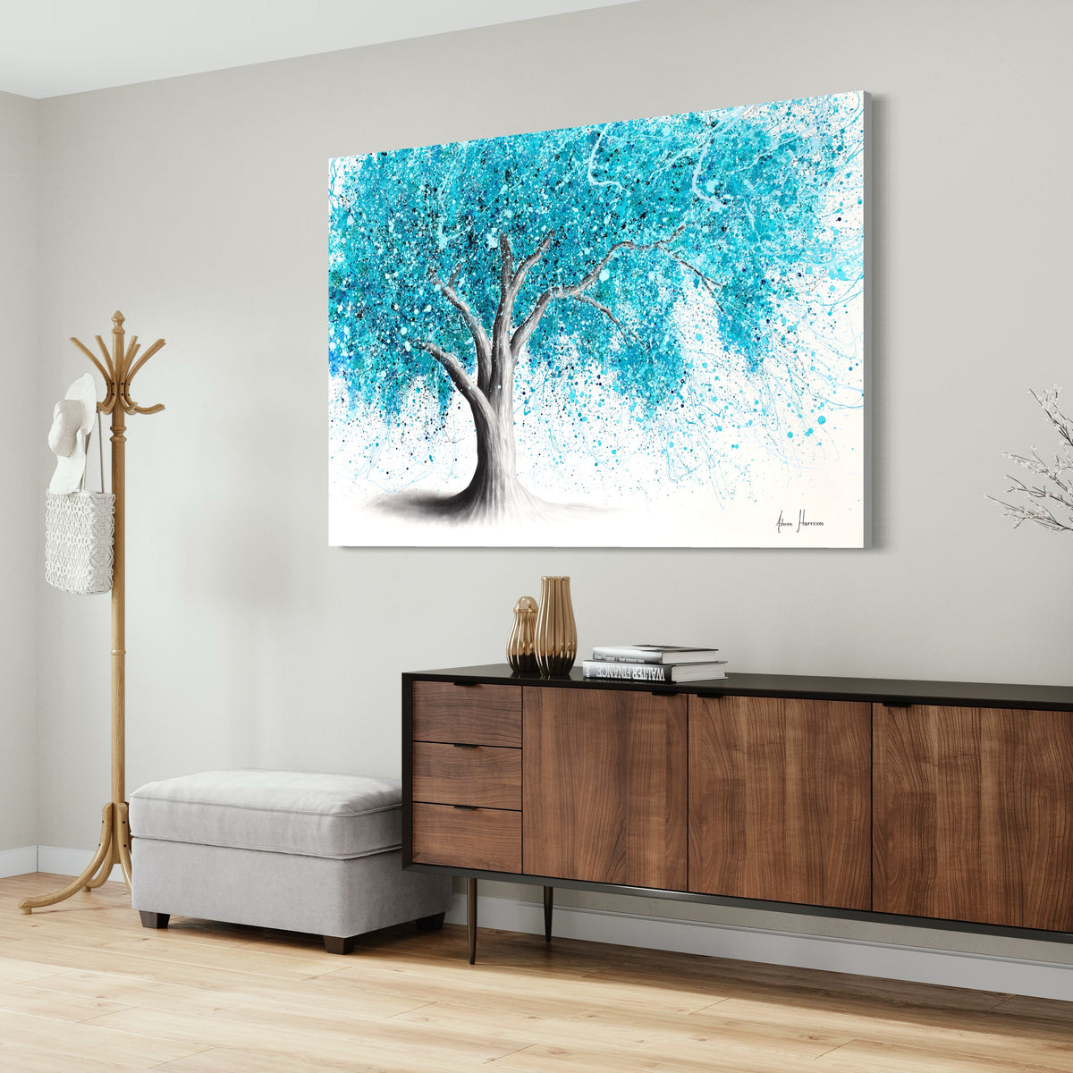 Crystal Ocean Tree (original contemporary fine art painting) – Morton ...