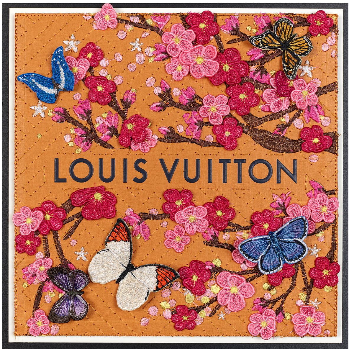 Louis Vuitton Cherry Blossoms 12"x12" – Morton Contemporary
